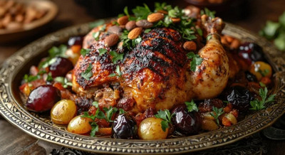 Djaj Mhamar, le poulet rôti à la marocaine - Recette de cuisine