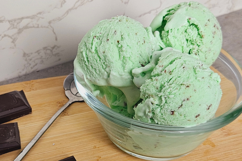 Glace à la menthe - Recette de cuisine