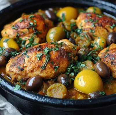 Djaj Mhamar, le poulet rôti à la marocaine - Recette de cuisine